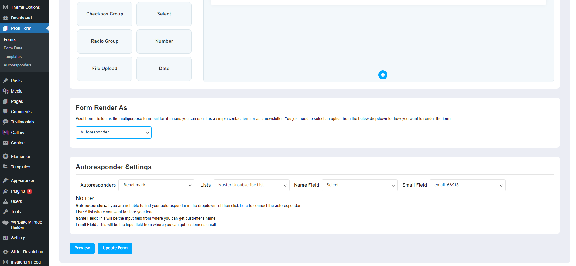 WP Easy Form Builder Plugin Documentation